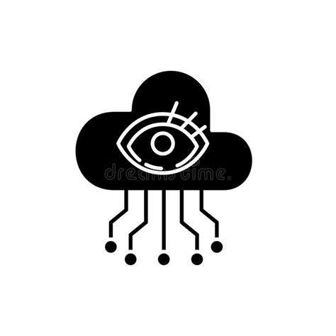 Artificial Intelligence Editable Line Icons Vector Set On Black Background Artificial