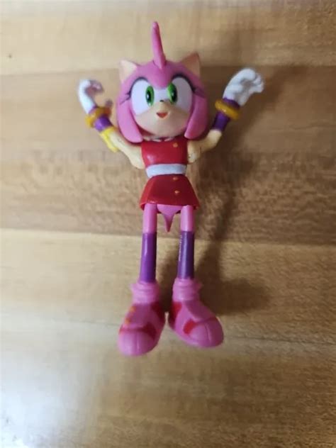 Tomy Sonic Boom Amy Rose Sonic The Hedgehog Mini 3 Tall Poseable