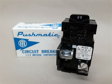 New 15 20 30 40 50 60 100 Amp Pushmatic Breakers Ite 1 And 2 Pole All Sizes Ebay