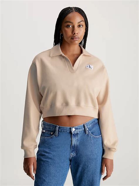 Womens Sweatshirts Cropped Oversized And More Calvin Klein®