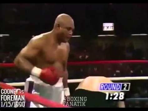 Boxing Knockouts George Foreman Knocks Out Gerry Cooney Youtube