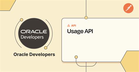 Usage Api Oracle Cloud Infrastructure Rest Apis Postman Api Network