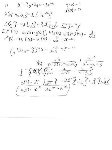 Final Exam Diff Equations Pdf