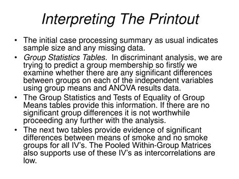 Ppt Discriminant Function Analysis Dfa Powerpoint Presentation