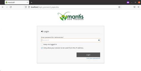 How To Install Mantis Bug Tracking System With Nginx On Ubuntu 2004