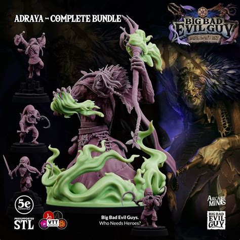 3d Printable Adraya Empires Bane Complete Bundle By Big Bad Evil Guy