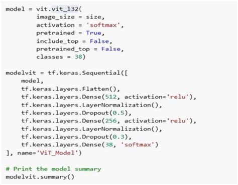 2 Image Data Generator Code 43 Vit Model The Vision Transformer Vit