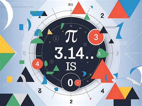 Mathematical Pi Day Background With Numbers And Geometric Patterns Pi Day Mathematics Math