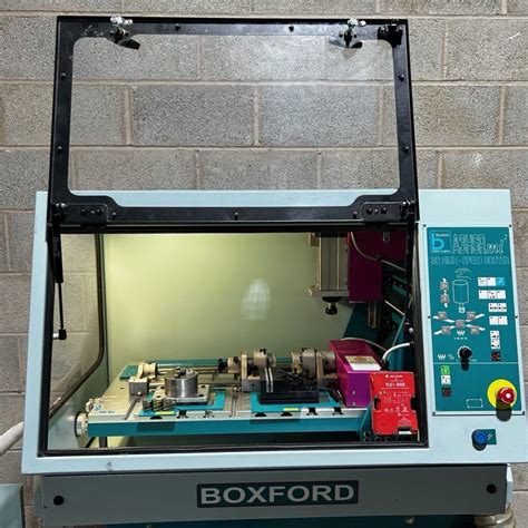 Boxford A3hsrmi2 Cnc Router On Pandj Extractor Base Vacuum Bed 4th Axis