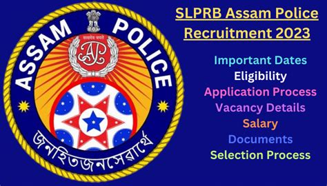 Slprb Assam Police Recruitment 2023 Eligibility Salary