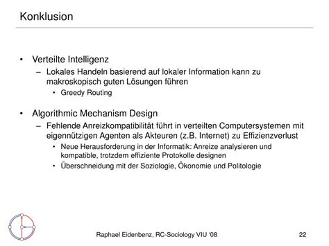 PPT Algorithmic Mechanism Design Distributed Intelligence In