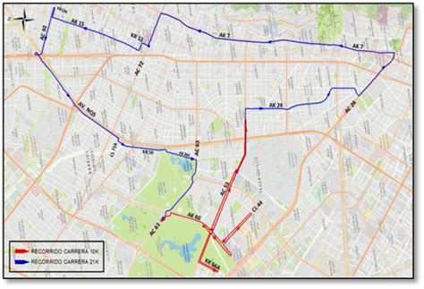 Cierres viales por la Media Maratón de Bogotá que se corre este domingo