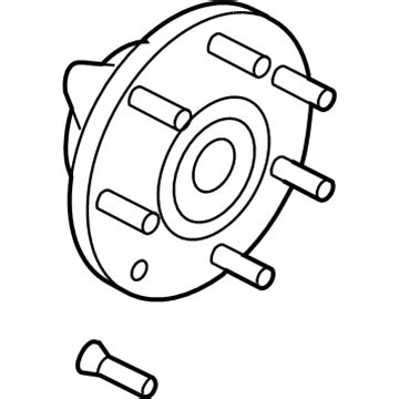 G2mz 1104 Ac G2mz1104ac Genuine Ford Hub Assembly Wheel
