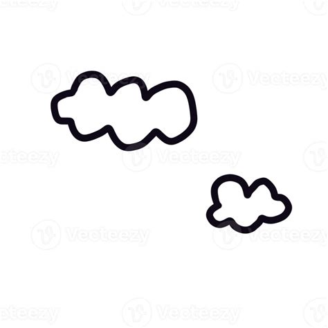 Sky Cloud Line Art 24806279 Png