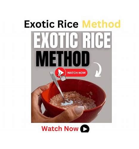 Exotic Rice Method For Losing Weight Your Key To Weight Loss Success