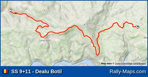 SS 9 11 Dealu Botil Stage Map Raliul Clujului 2023 CNRB Rally