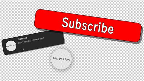 Youtube Asset Pack Cta Comment Display