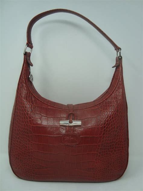 Longchamp Roseau croco Sac à main Catawiki