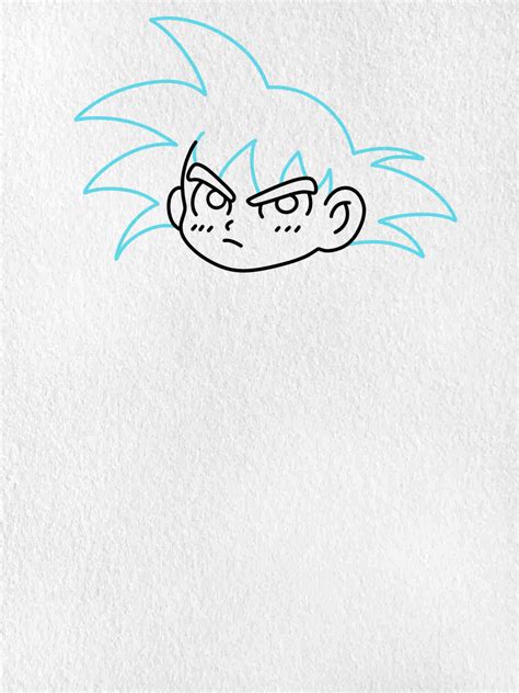 How To Draw Goku Hair