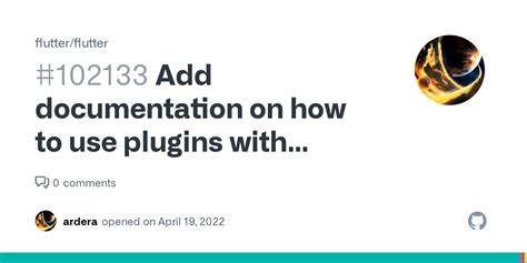 Add Documentation On How To Use Plugins With Custom Devices Issue Flutter Flutter