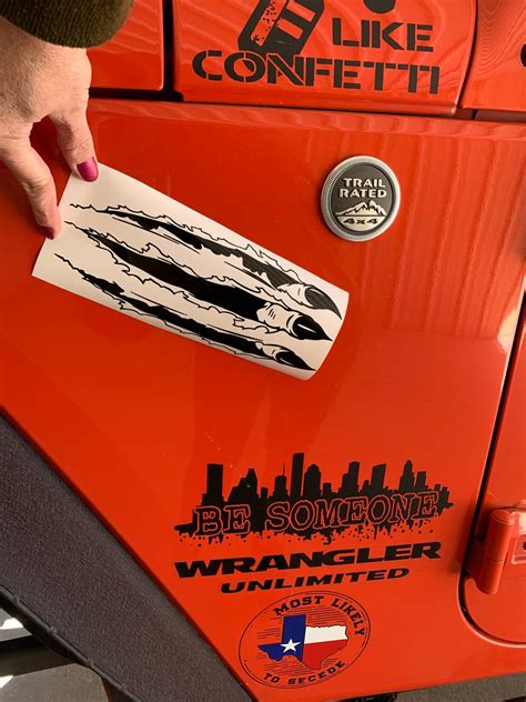 Claw Mark Decal Etsy