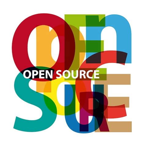 premium vector vector open source broken text