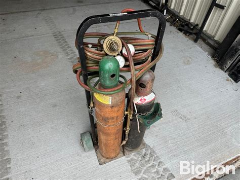 Oxy Acetylene Torch On Cart Bigiron Auctions