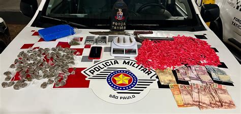 Força Tática prende homem grande quantidade de droga armas e