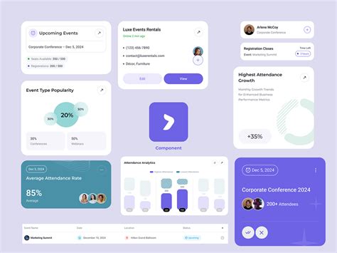 Event Management Web App Dashboard Behance