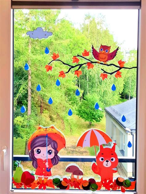 Dekoracja dwustronna JESIEŃ PDF Teach Fun by Monia