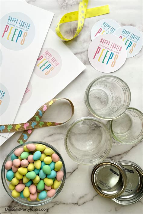 Easter Mason Treat Jars Delilahs Party Ideas