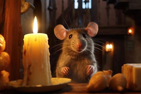 Premium Ai Image Rat In The House