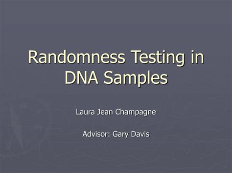Ppt Randomness Testing In Dna Samples Powerpoint Presentation Free