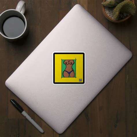 Naked Naked Girl Sticker TeePublic