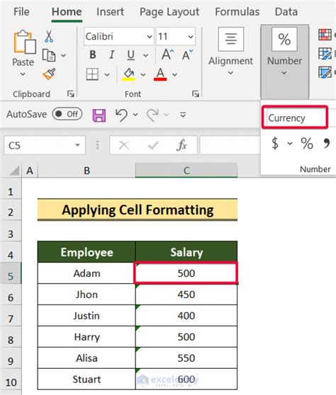 How To Convert Text To Currency In Excel 5 Handy Ways