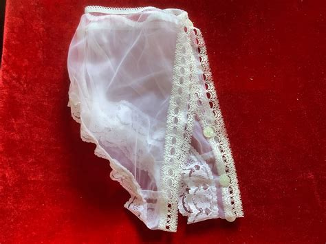Vintage Style Sheer Nylon Open Crotch Panties Etsy