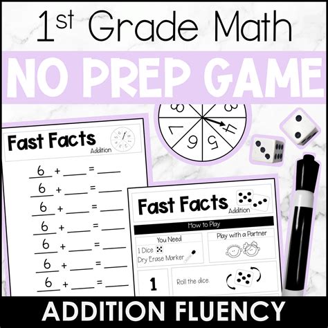 8 Low Prep Addition Fluency Activities — Fuller Little Minds Teacher Blog