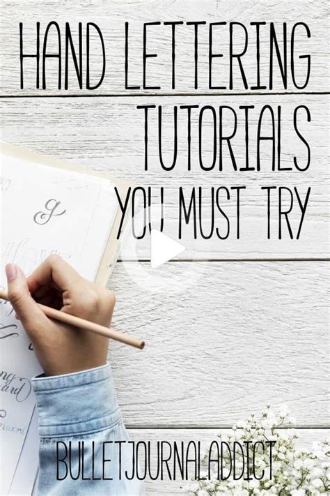 The Best Hand Lettering Tutorials Lettering Hand Lettering Tutorial