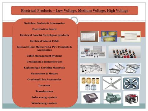 Electrical Products Low Medium And High Voltage Rajesh Pathak