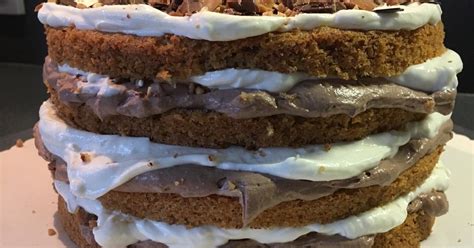 Toffifee Torte Naked Cake Von Pvg131 Ein Thermomix Rezept Aus Der