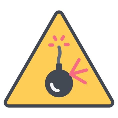 Explosive Generic Color Fill Icon