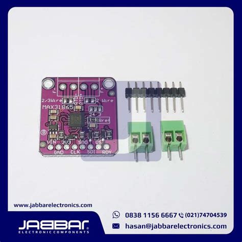 MAX31865 PT100 RTD TEMPERATURE SENSOR AMPLIFIER Jabbar Electronics