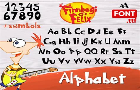 Phineas And Ferb Font Free Download Fonty Fonts