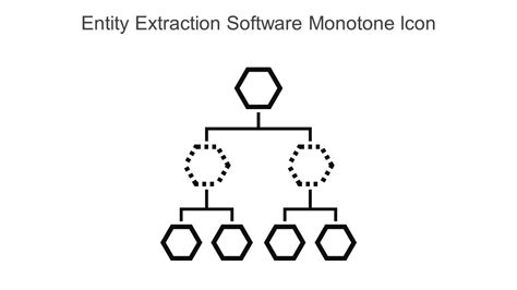 Entity Extraction Software Monotone Icon In Powerpoint Pptx Png And Editable Eps Format Ppt Example