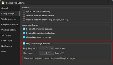 Sql Backup Master Retry Failed Backups