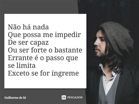⁠não Há Nada Que Possa Me Impedir De Guilherme De Sá Pensador