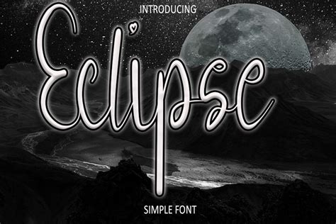 Eclipse Font By Millea Creative · Creative Fabrica