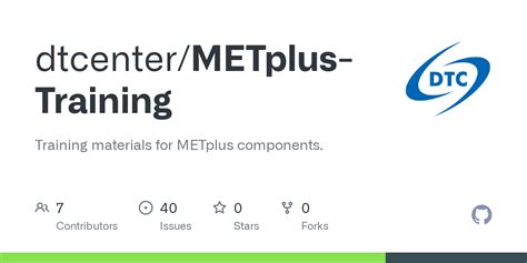 github dtcenter metplus training training materials for metplus