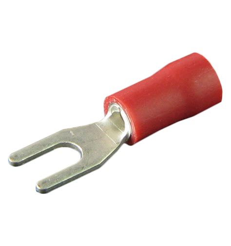 Ct07100 Red Fork Terminal 3mm Fork Id Qvee Automotive Mining