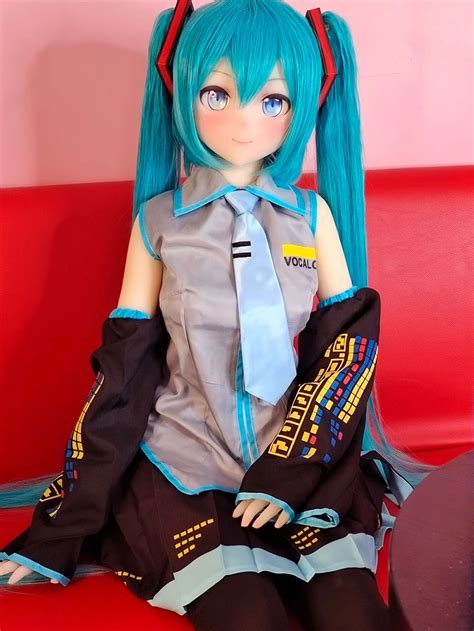 Blue Hair Double Ponytail Pure Cute Department Hatsune Miku Sex Doll